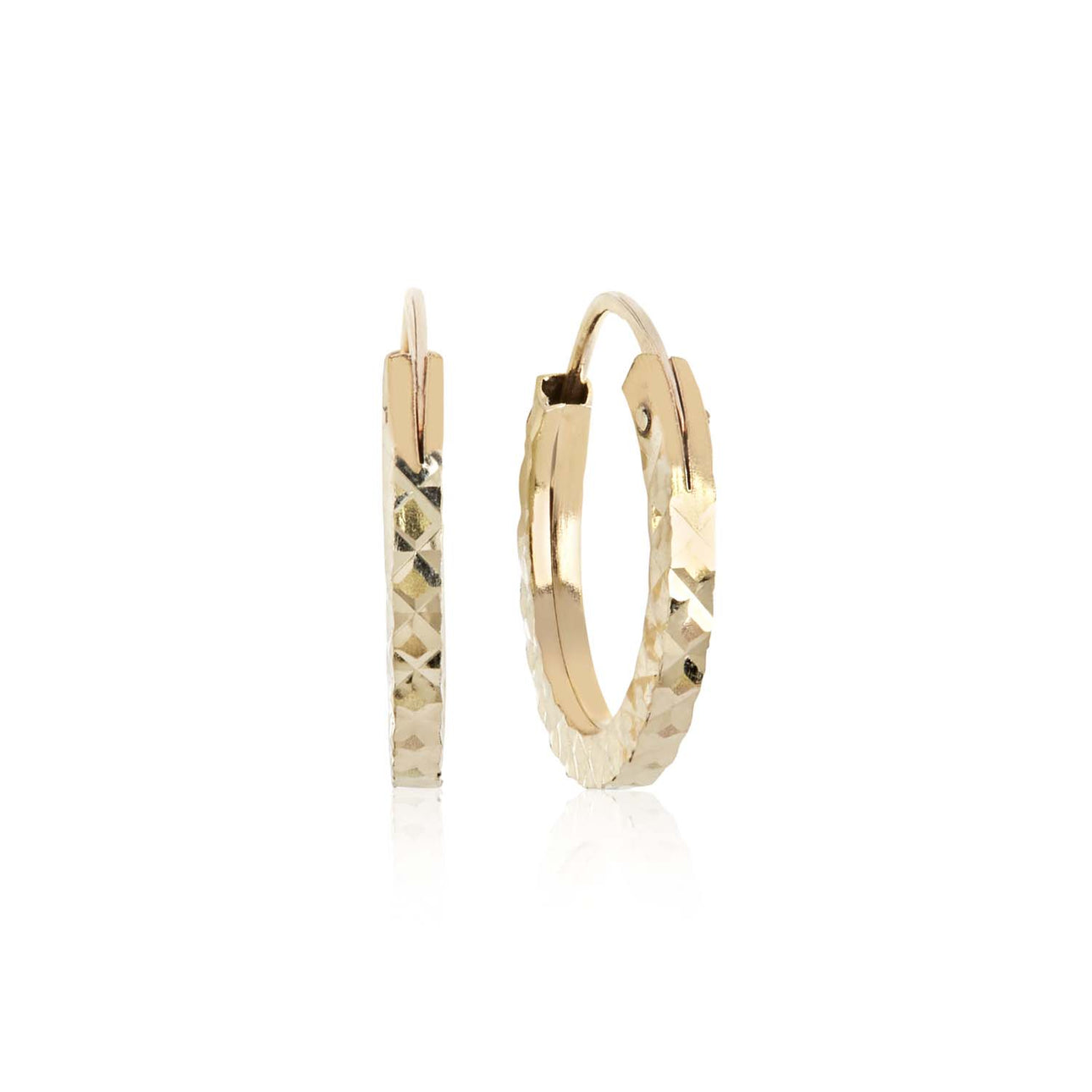 Aveny COLLECTION - Creoler, 18 mm/3 sider - 14 kt. guld | 956,00 kr | Aveny COLLECTION | Fri ...